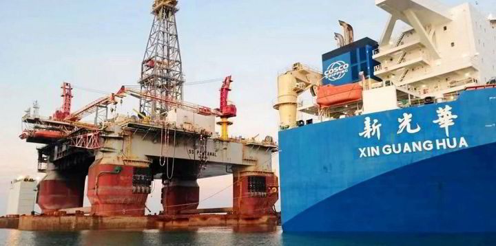 China-owned semisub rig starts cold stacking off Indonesia | Upstream ...