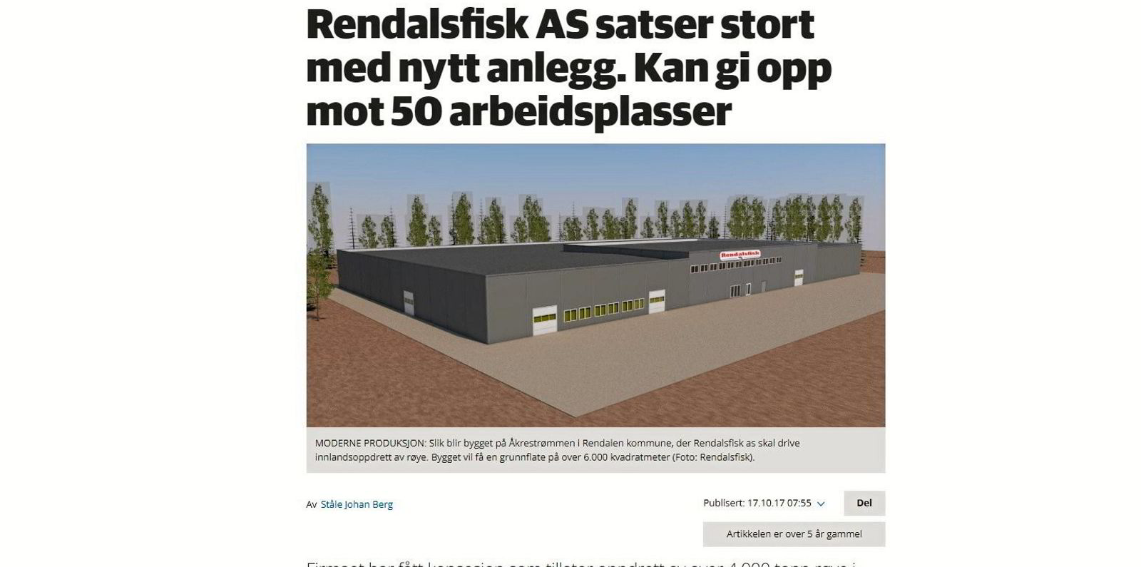 Ville bygge «et lokomotiv» – nå er selskapet konkurs | IntraFish.no