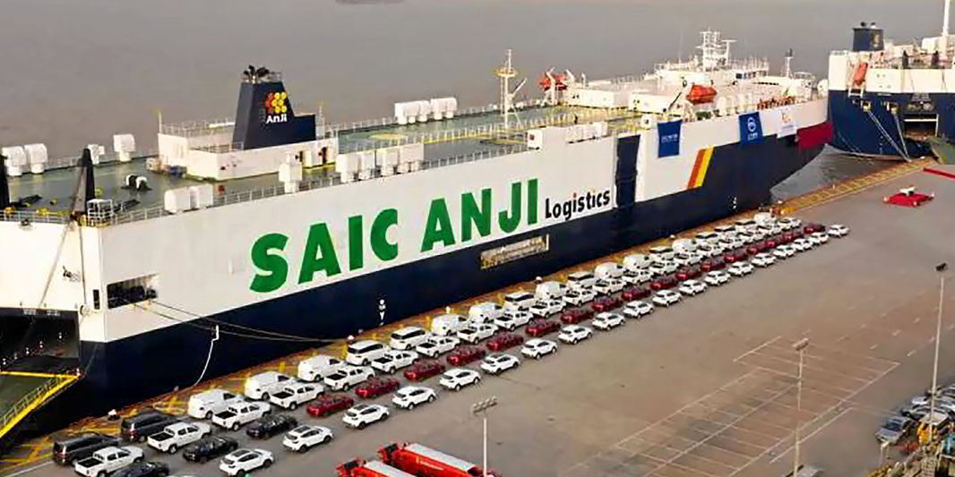 SAIC Anji adds three LNG-fuelled car carrier newbuildings to its growing fleet | TradeWinds