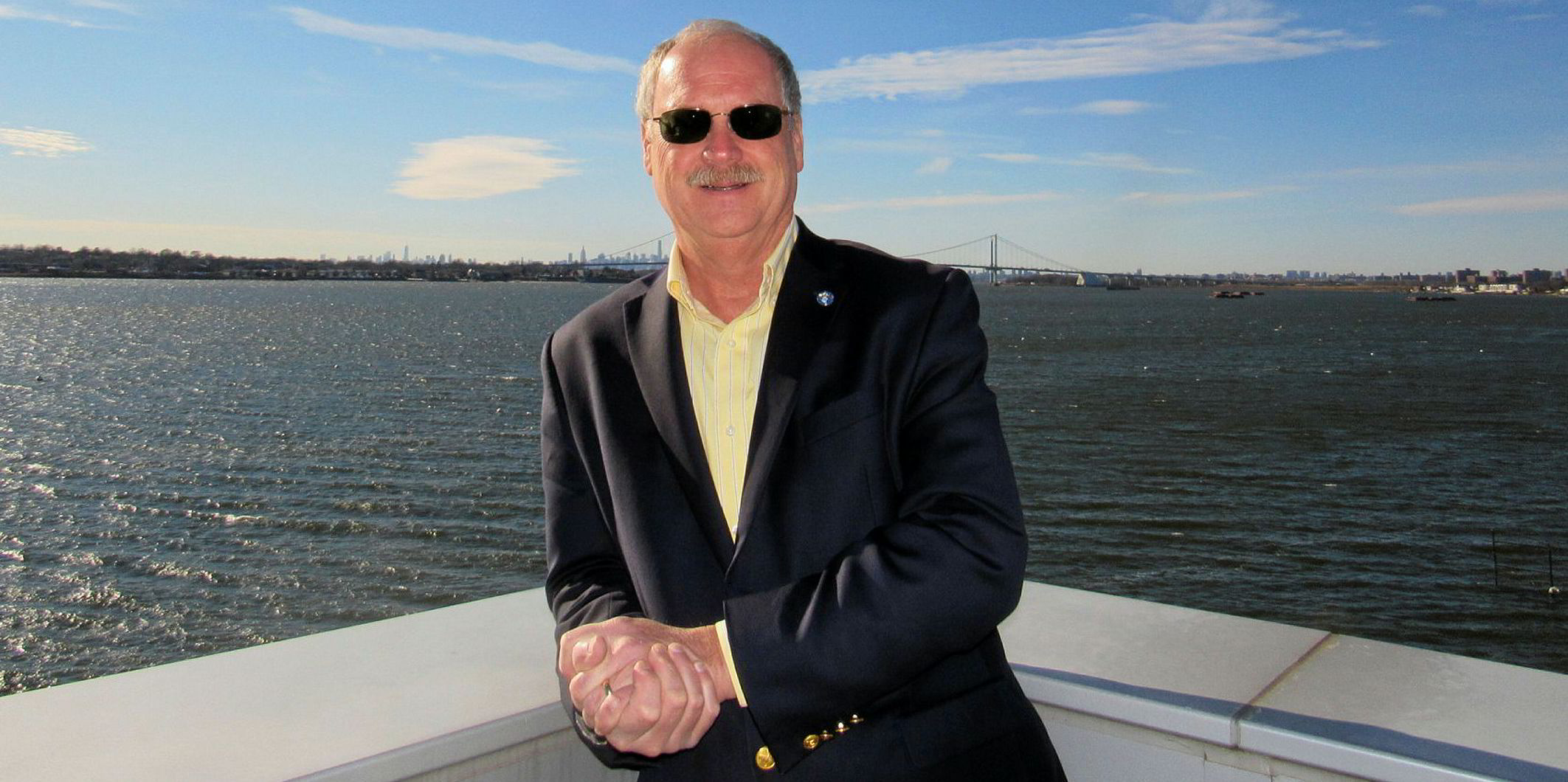 SUNY Maritime's Christopher Clott works to set up a marine digital ...