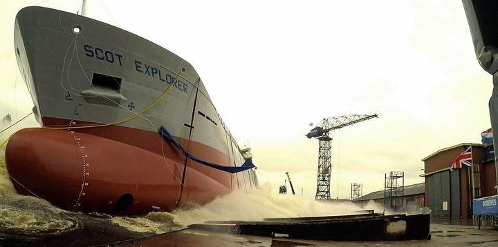 Scotline log carrier launched from Dutch shipyard | TradeWinds