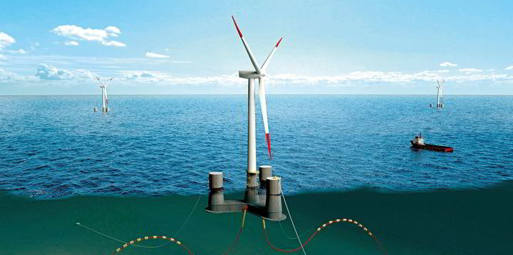 How to install supersize floating turbines without the heavy lifting ...