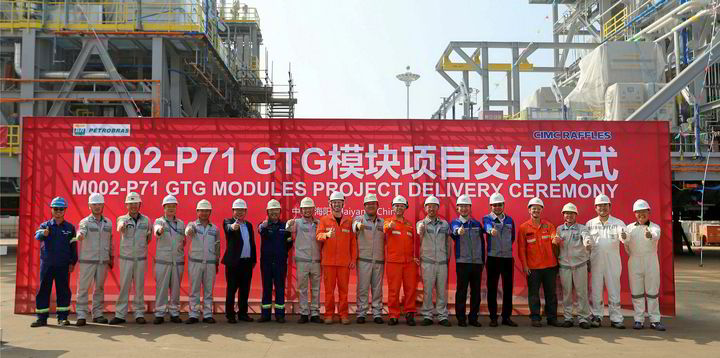 CIMC Raffles delivers replacement power modules for Petrobras floater ...