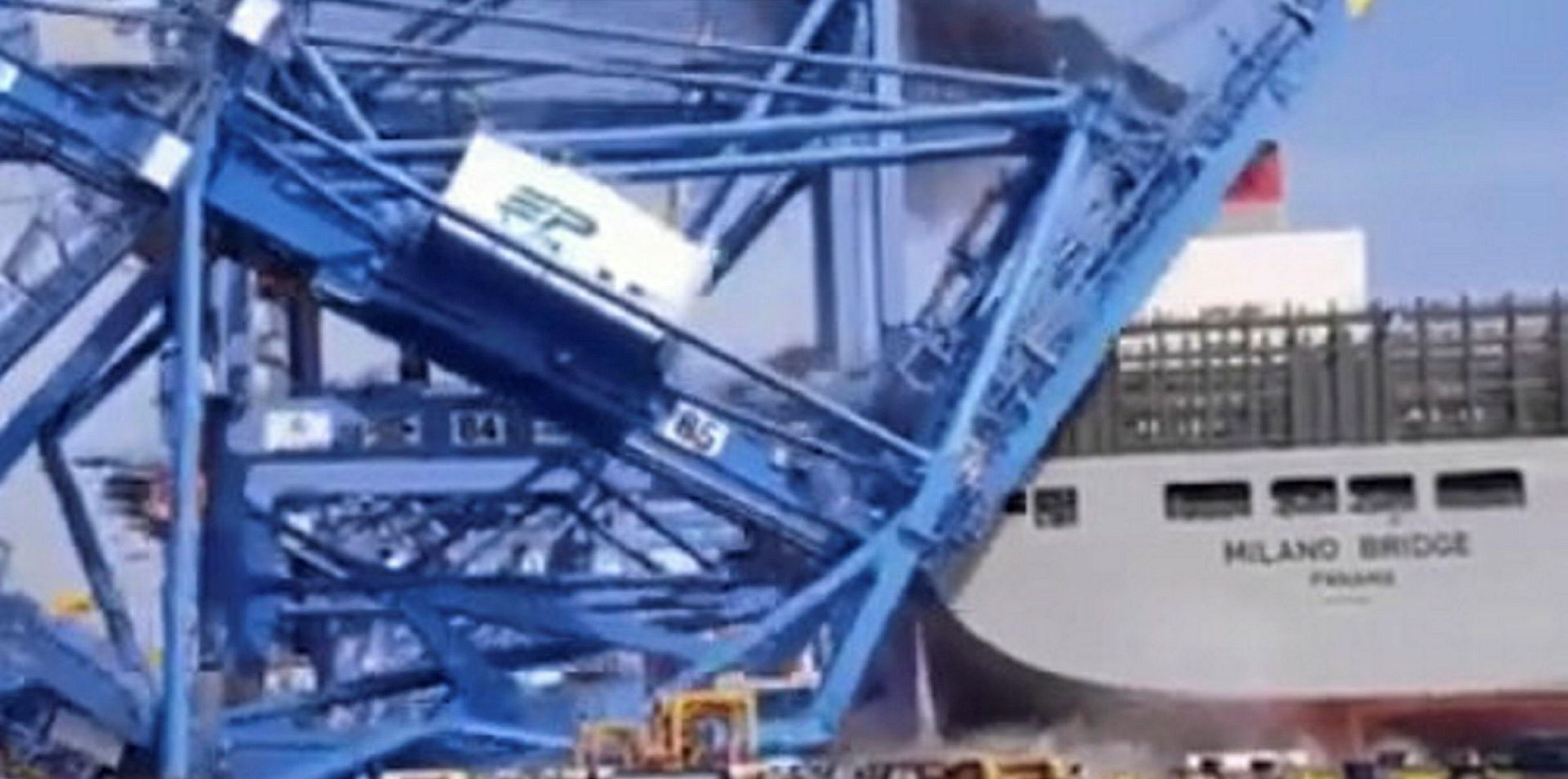 K Line megaboxship destroys crane at Pusan port in dramatic video ...