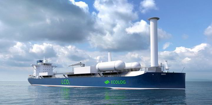 Greek owner EcoLog unveils CO2 carrier design from Deltamarin | TradeWinds