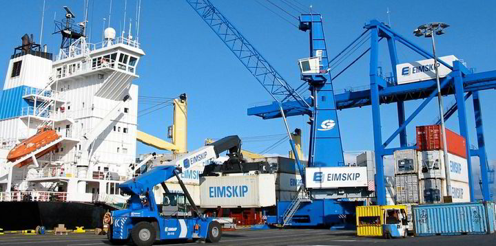 Ernst Russ and Eimskip team up to buy feeder container ship | TradeWinds