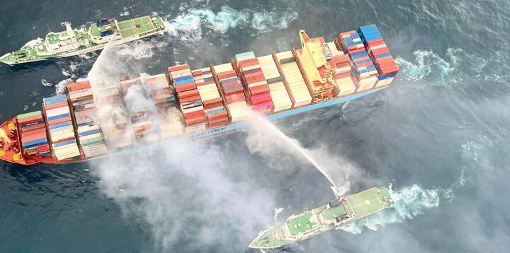 Maersk container ship fire claims life of one seafarer | TradeWinds