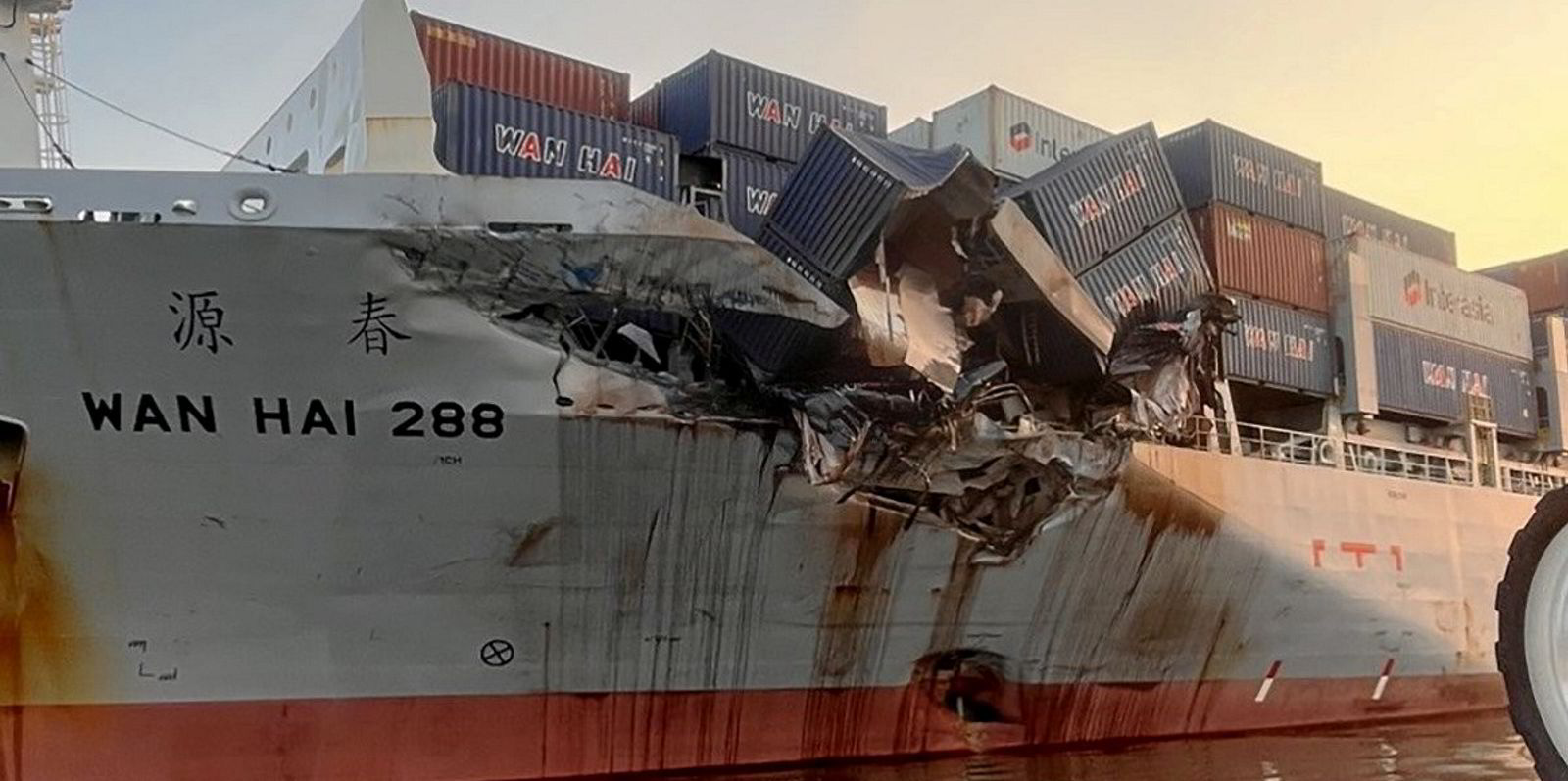 Wan Hai and Kotoko Kaiun container ships crunched in collision off ...
